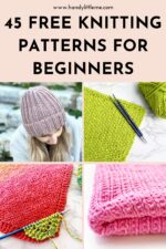 45 Free Knitting Patterns For Beginners - Handy Little Me
