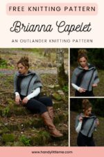 Outlander Capelet Knitting Pattern - Handy Little Me