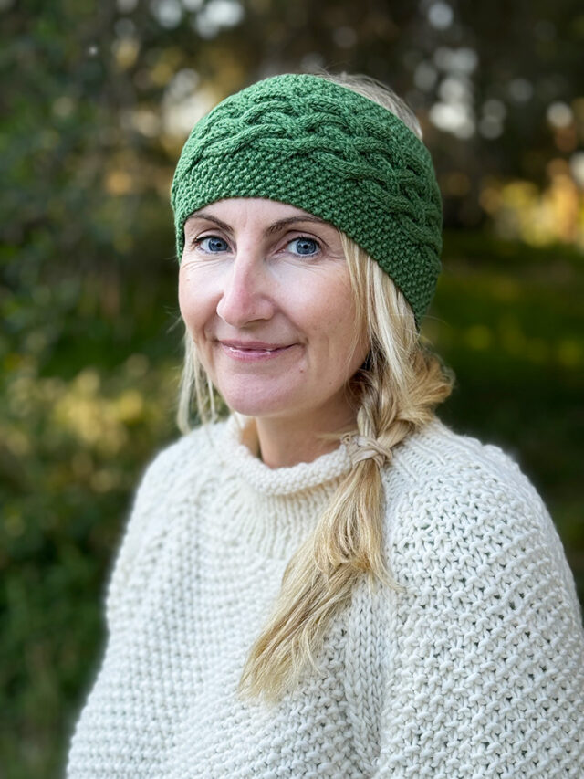 Celtic Cable Knit Headband Pattern - Handy Little Me