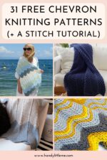 31 Free Chevron Knitting Patterns (+ A Stitch Tutorial) - Handy Little Me