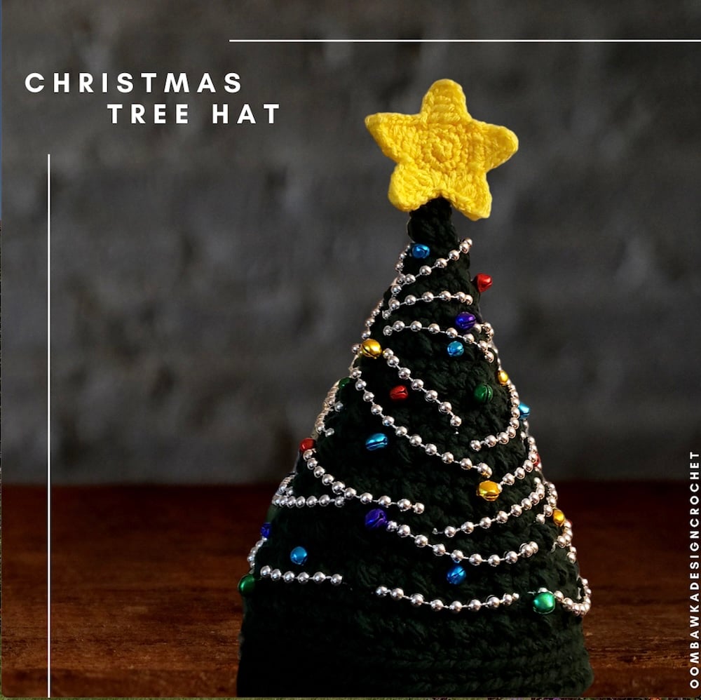 7 Free Crochet Christmas Tree Hat Patterns - Handy Little Me