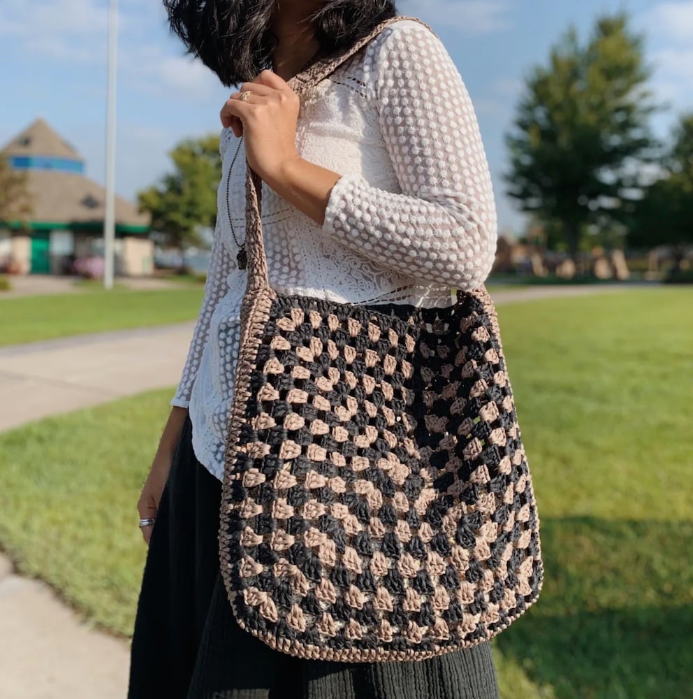 30 Free Crochet Granny Square Bag Patterns - Handy Little Me