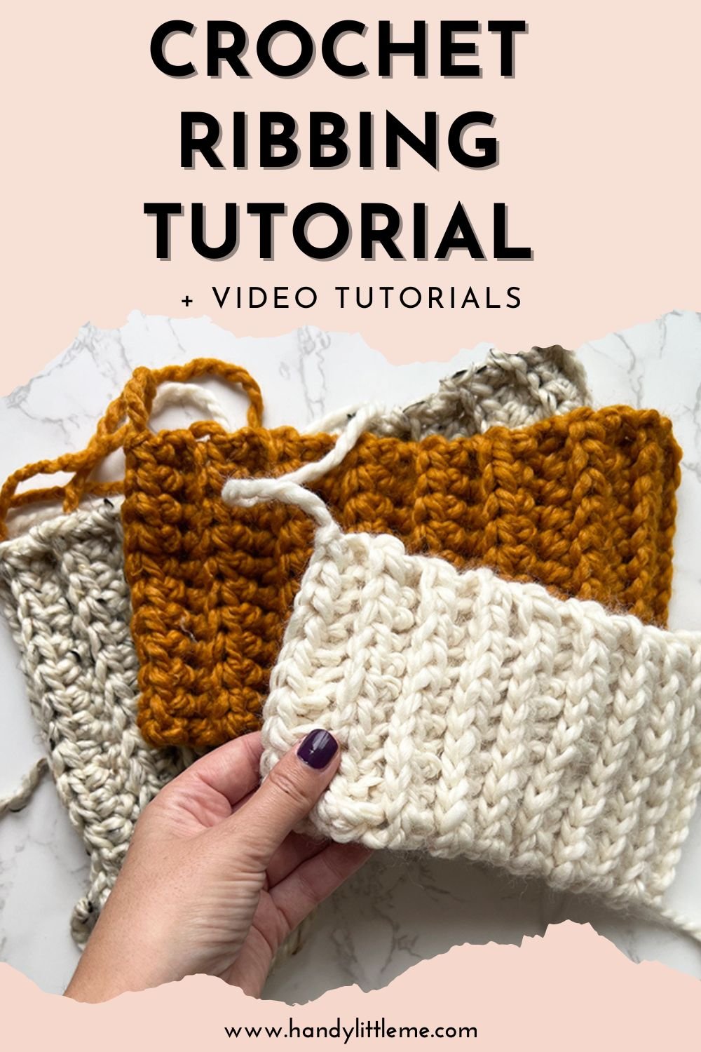 Crochet Ribbing Tutorial - Handy Little Me