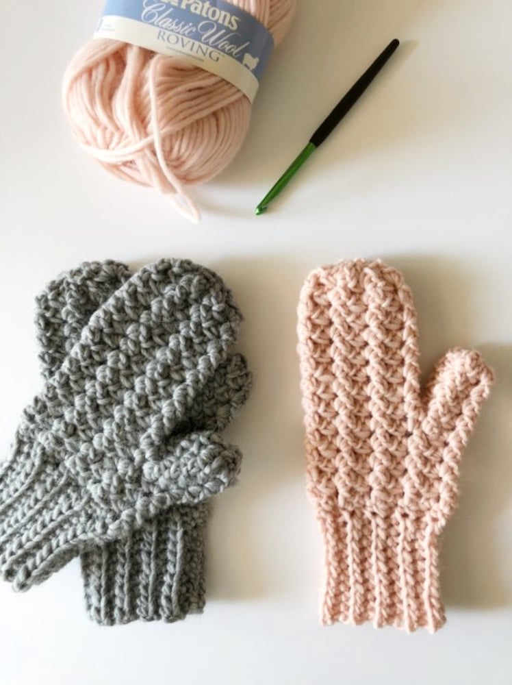 27 Free Crochet Mitten Patterns (Quick + Easy) - Handy Little Me