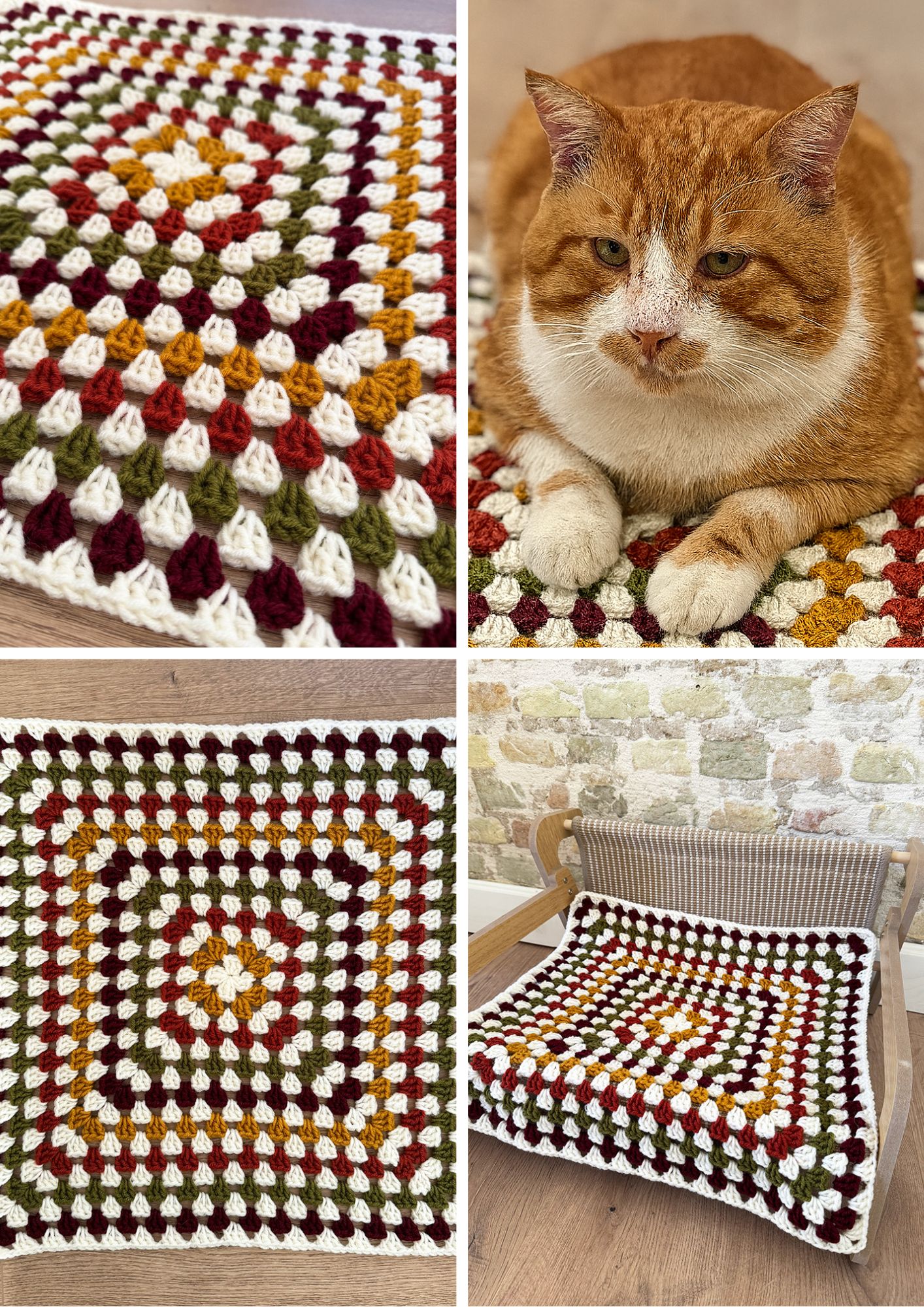 Crochet Cat Blanket Pattern (Free Printable) - Handy Little Me