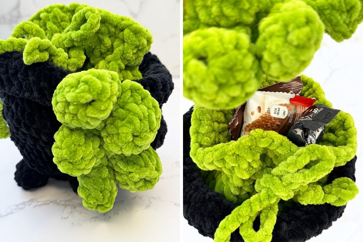 Crochet Cauldron Pattern (Free Printable) - Handy Little Me