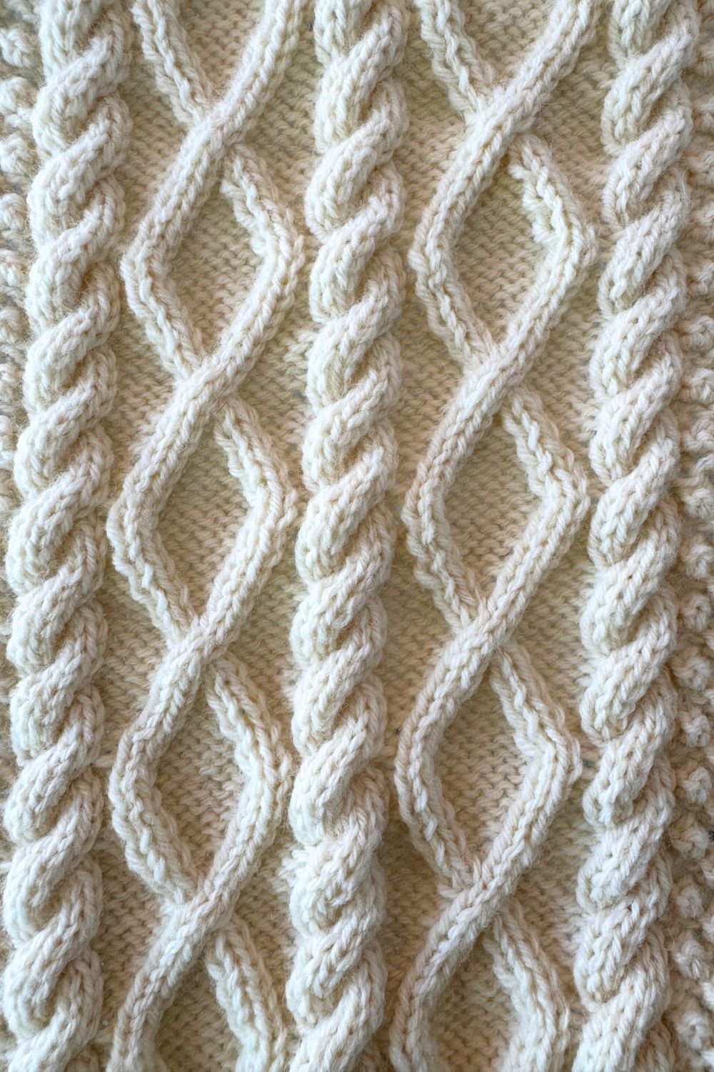 How To Knit The Diamond Cable Stitch (Free Stitch Pattern) - Handy ...