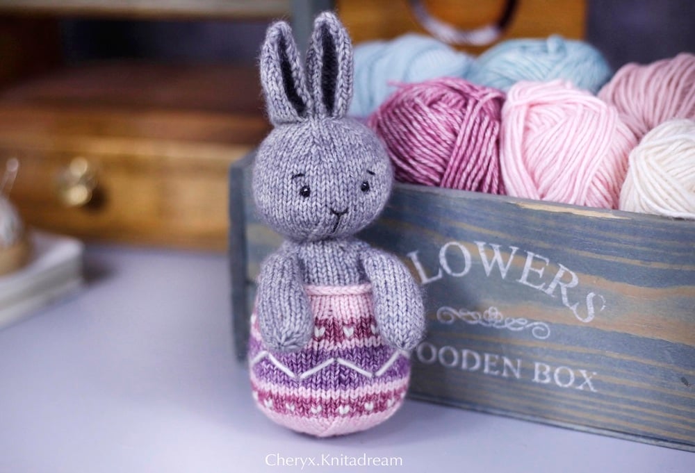 21 Free Knitted Bunny Patterns For Easter Gifts - Handy Little Me