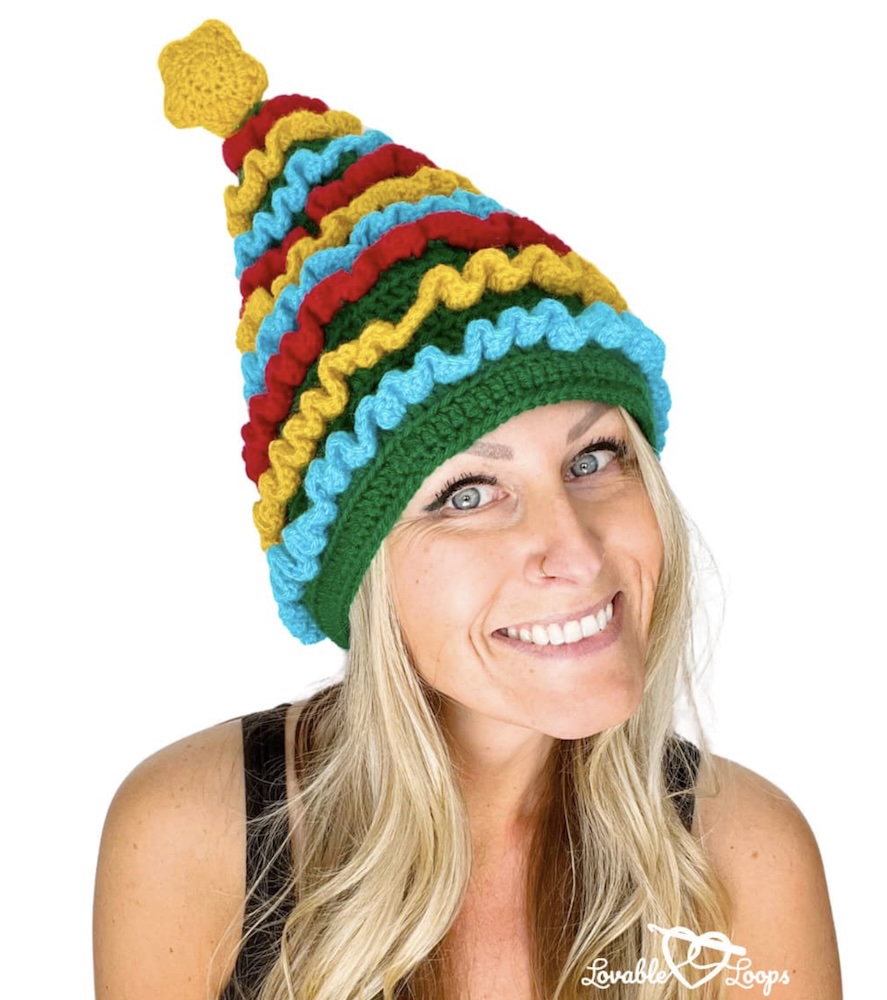 7 Free Crochet Christmas Tree Hat Patterns - Handy Little Me