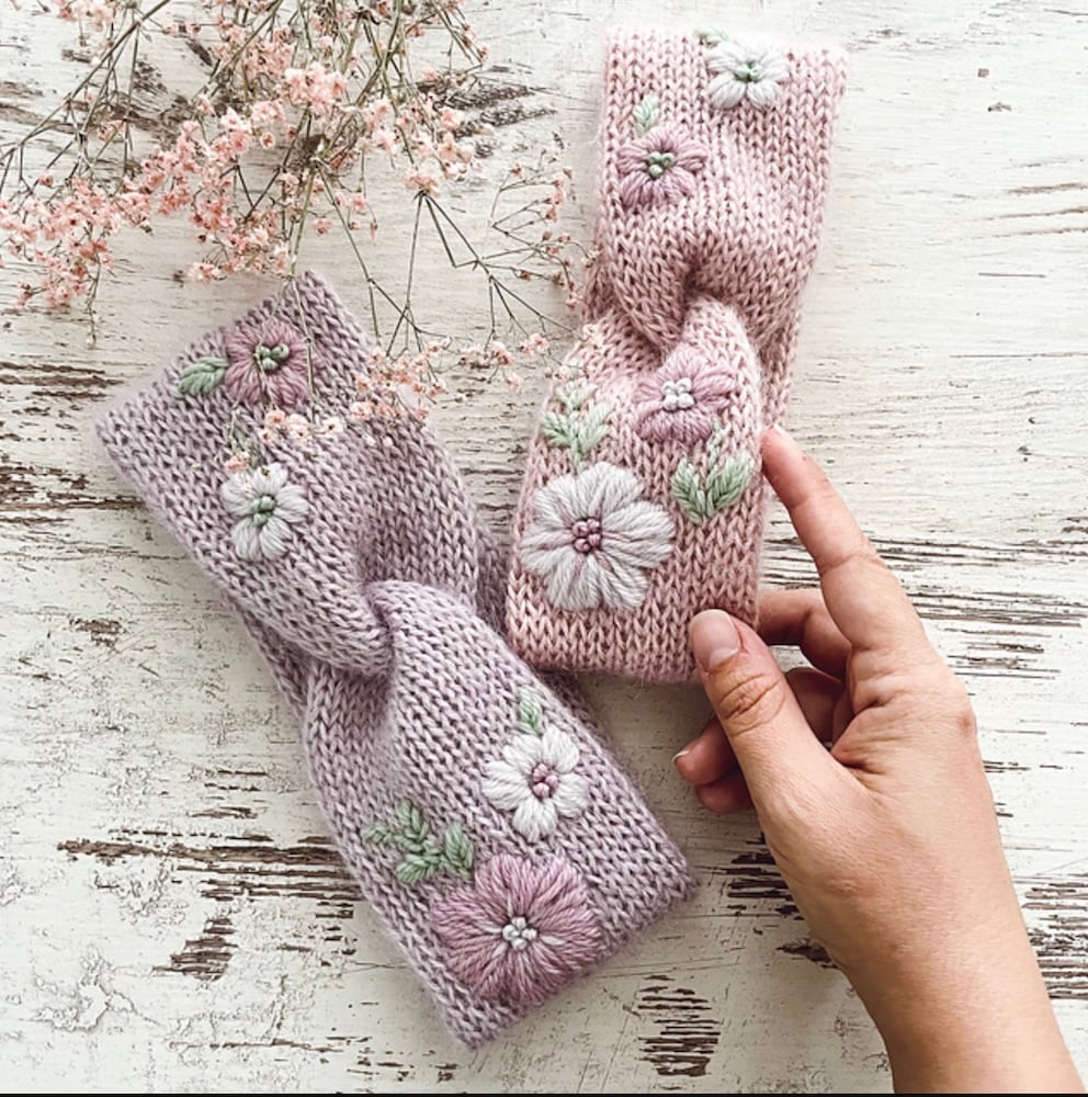 10 Free Knitted Baby Headbands (Easy Patterns) - Handy Little Me