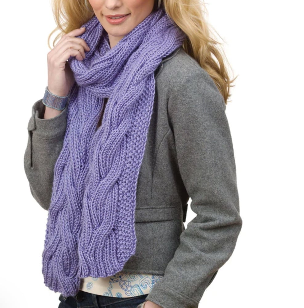22 Free Reversible Knitting Patterns For Scarves - Handy Little Me