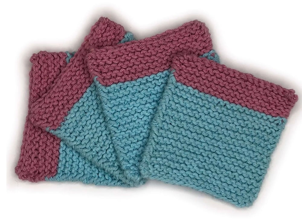 Easy Knit Coaster Patterns - 10 Free Designs - Handy Little Me