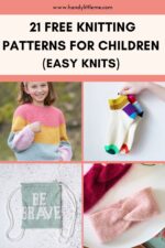 21 Free Knitting Patterns For Children (Easy Knits) - Handy Little Me