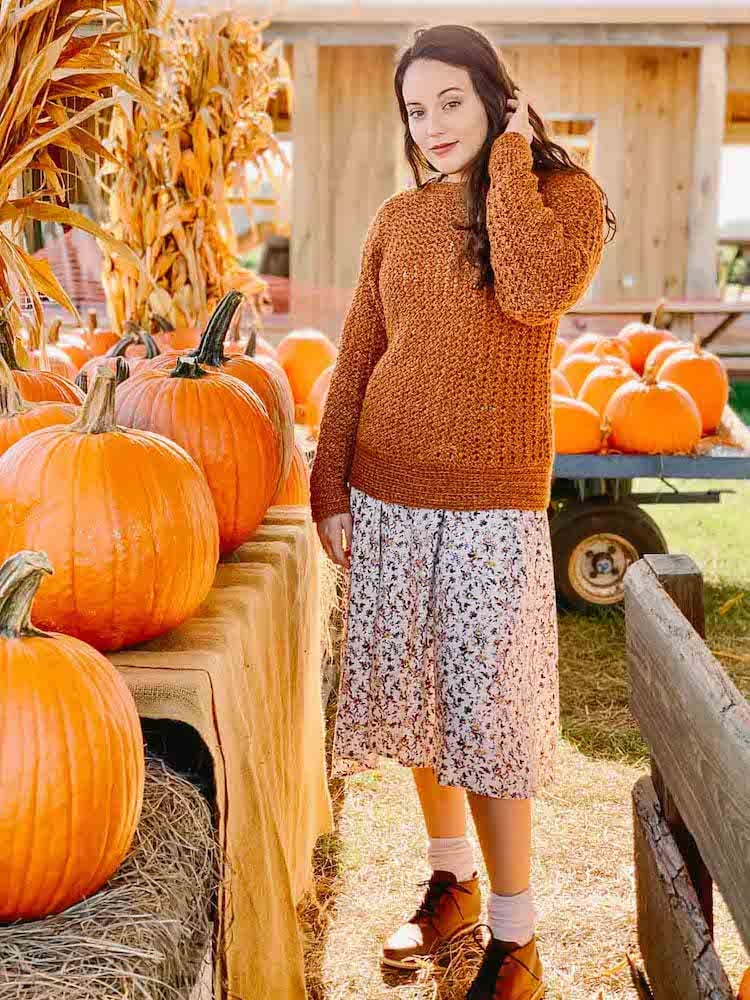30 Crochet Sweaters To Make For Fall (Free Patterns) - Handy Little Me