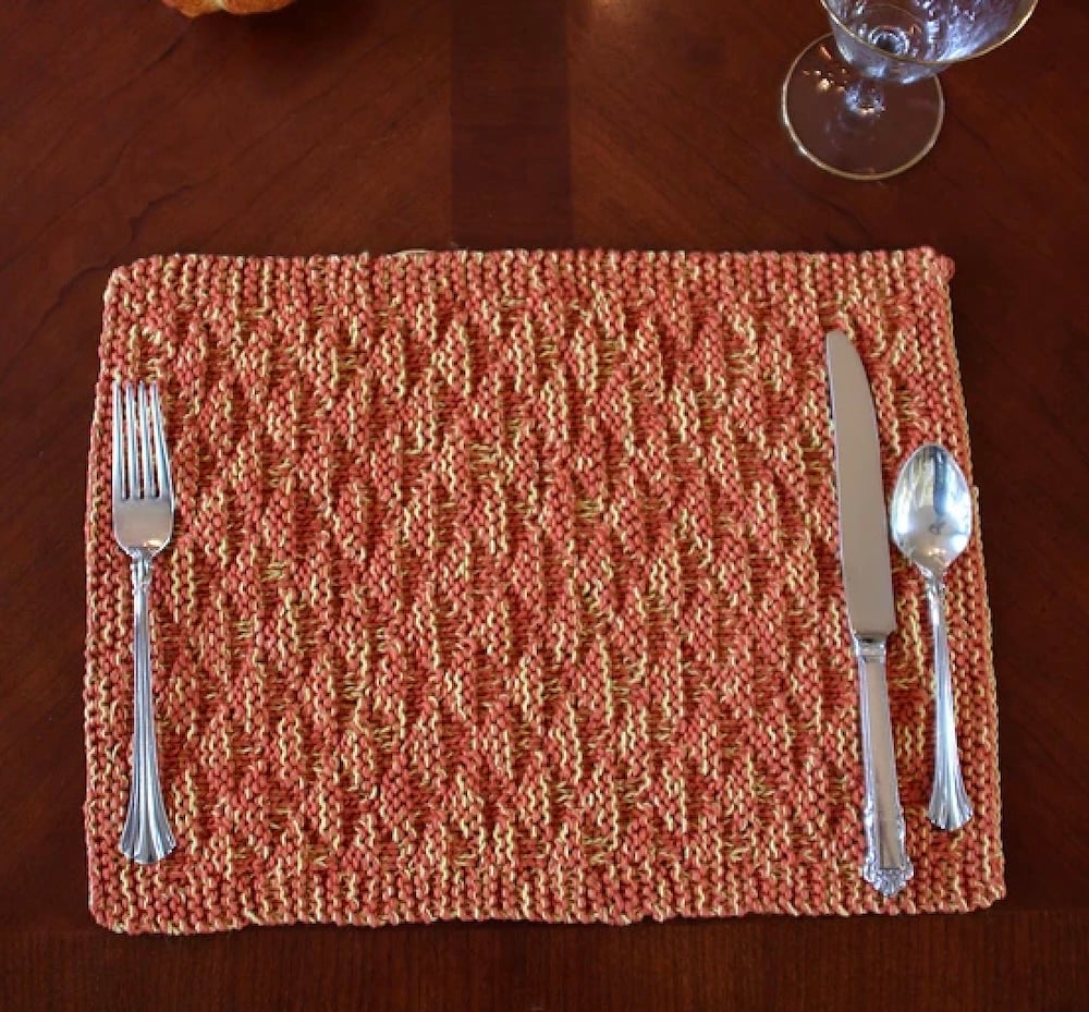 33 Free Knitted Placemat Patterns (Easy Projects) - Handy Little Me