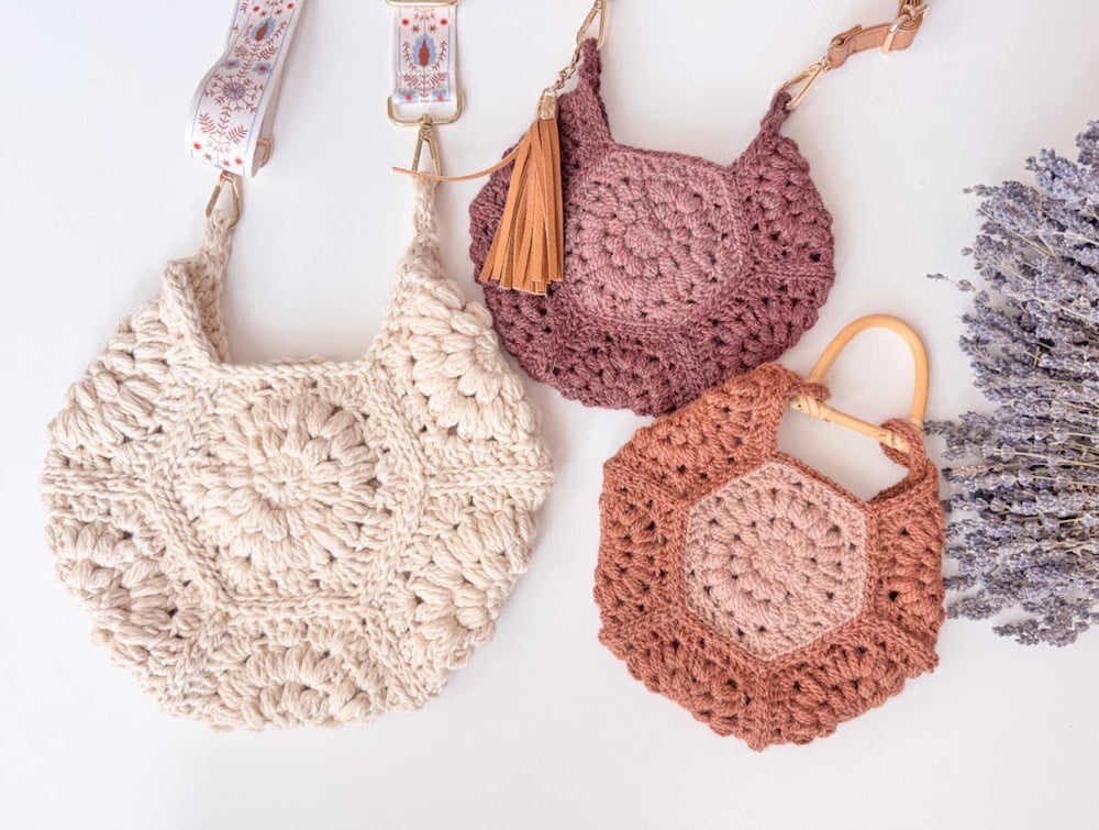 30 Free Crochet Granny Square Bag Patterns - Handy Little Me