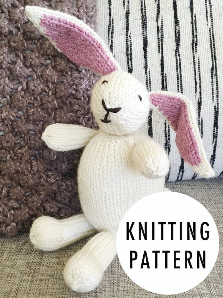 21 Free Knitted Bunny Patterns For Easter Gifts - Handy Little Me