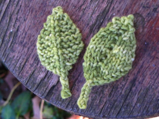 15 Leaf Knitting Patterns (Free + Easy) - Handy Little Me