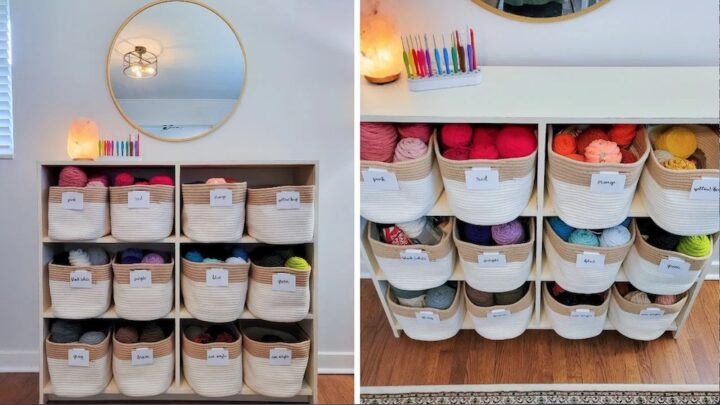 17 Yarn Storage Ideas (How To Store Your Stash) - Handy Little Me