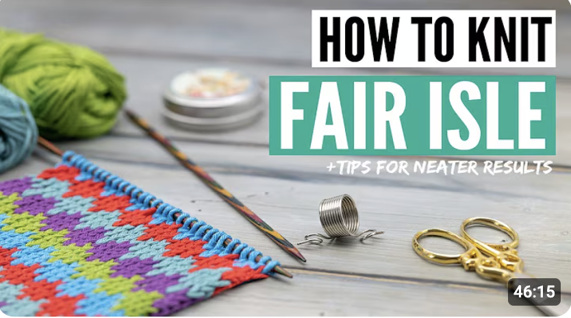 What Is Fair Isle Knitting? A Guide To Stranded Colorwork - Handy Little Me