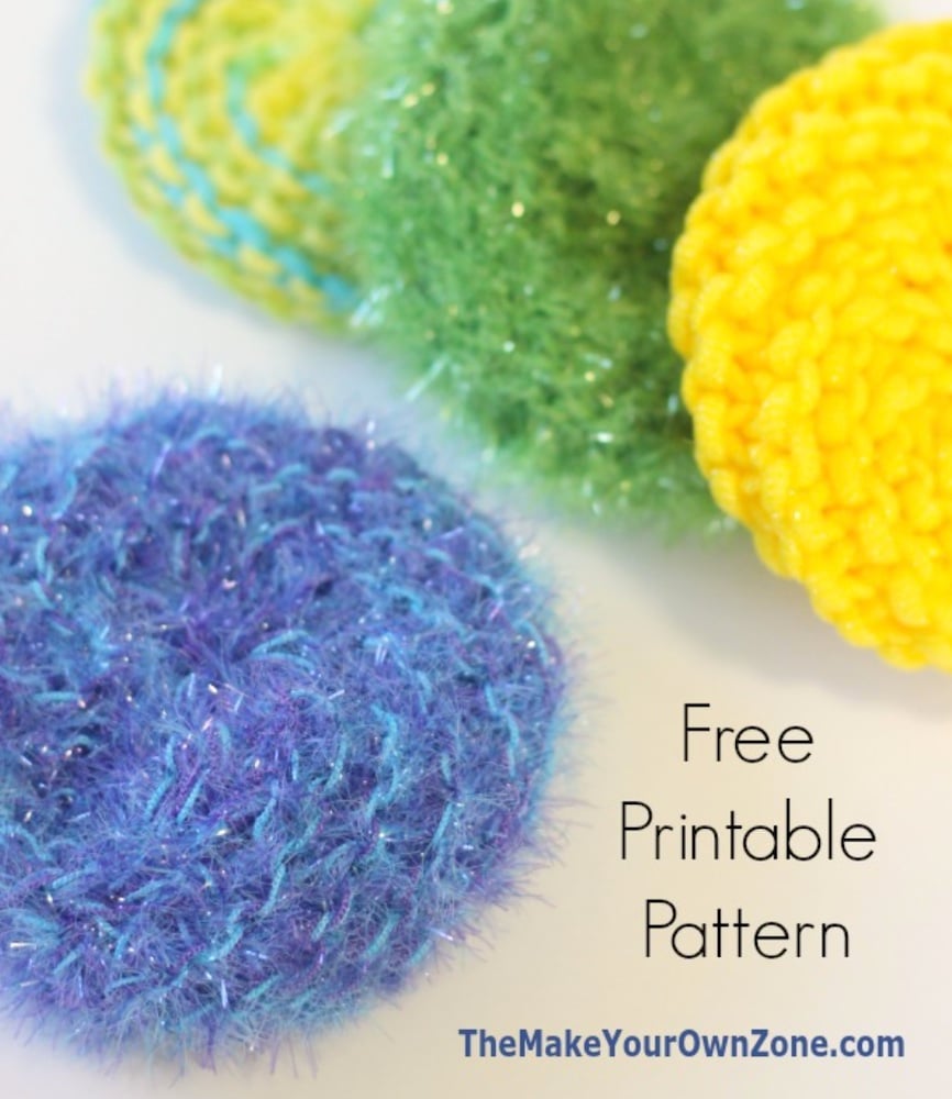 7 Scrubby Yarn Knit Patterns (Free Useful Projects) - Handy Little Me