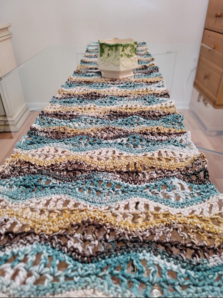 27 Free Crochet Table Runner Patterns (Modern Ideas) - Handy Little Me
