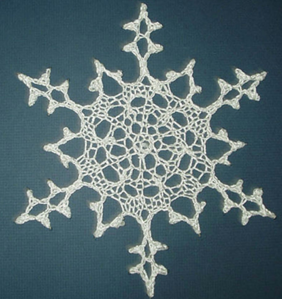 17 Snowflake Knitting Patterns (Free + Festive) - Handy Little Me
