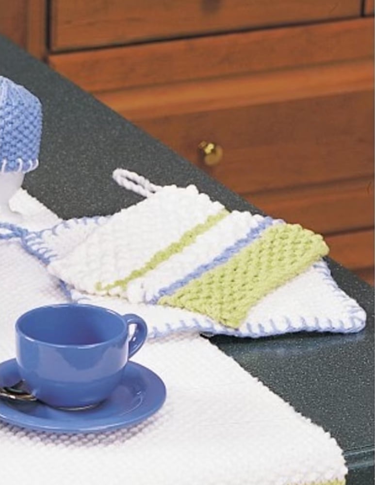 27 DIY Knit Potholders (Free Potholder Knitting Patterns) - Handy Little Me