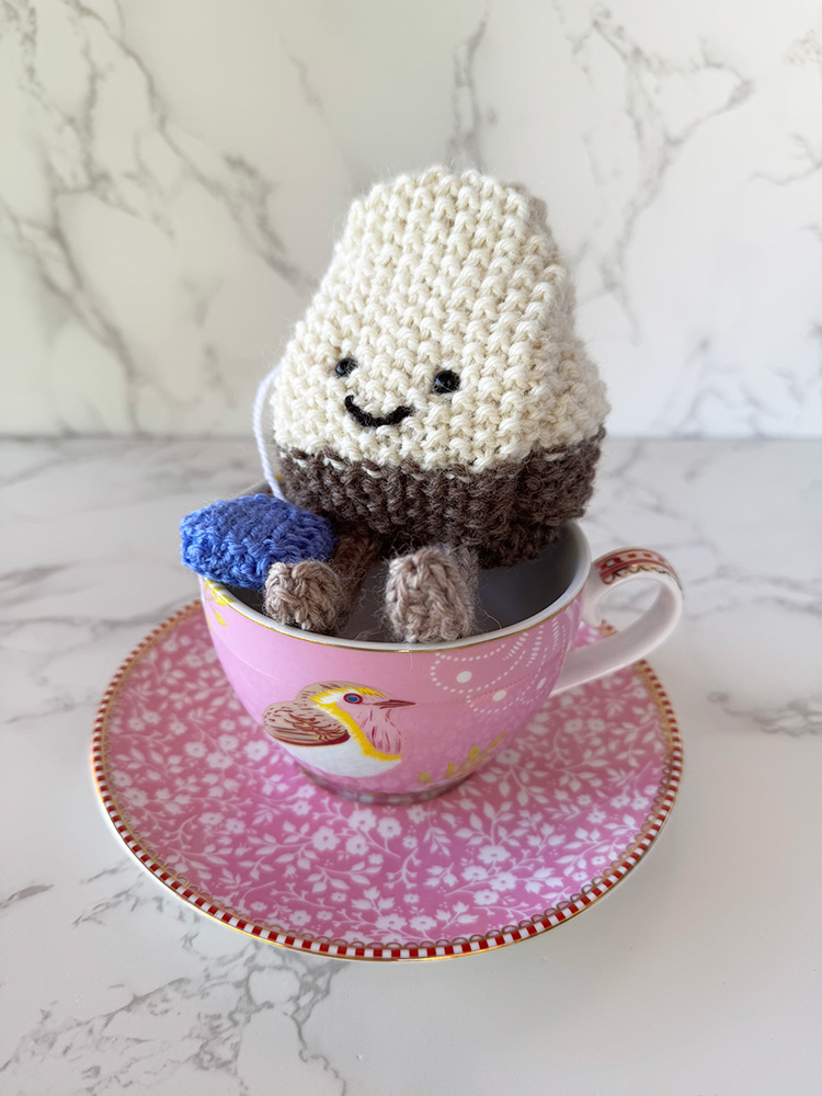 Free Teabag Knitting Pattern + Printable PDF - Handy Little Me