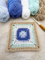 Ocean Breeze Granny Square (Free Stashbuster Pattern + Printable ...