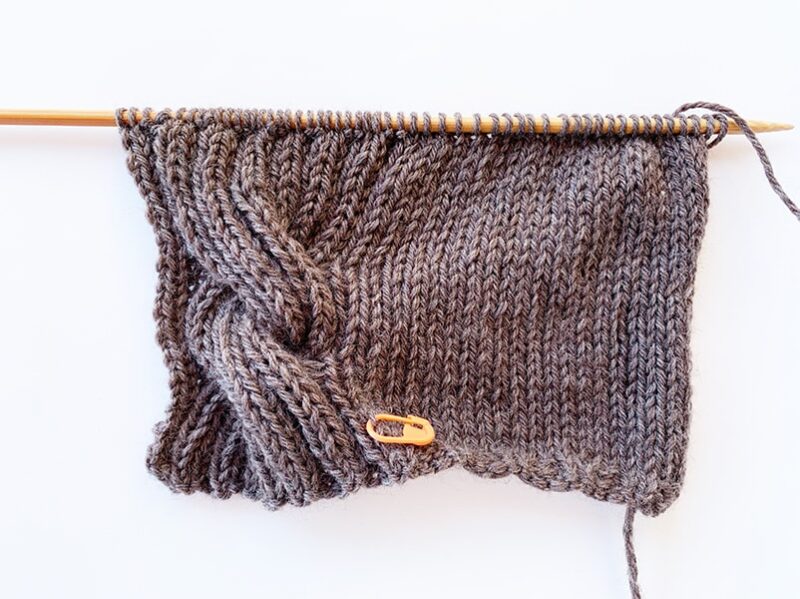 Knitting Cables In The Round {A How To Guide} - Handy Little Me