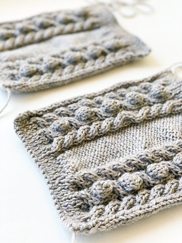 Knitting Cables In The Round (A Beginners Guide) - Handy Little Me