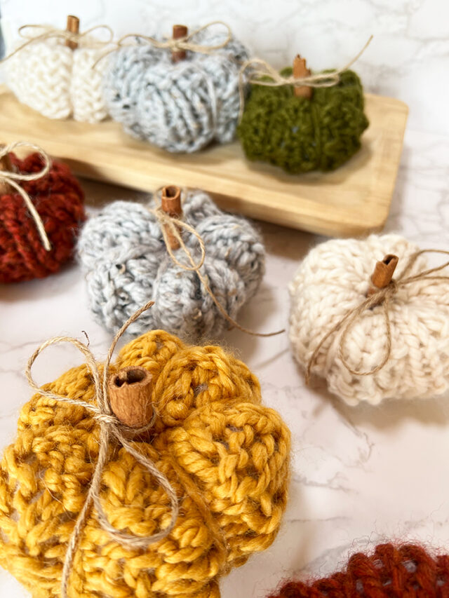 12 Beginner Pumpkin Knitting Patterns - Handy Little Me