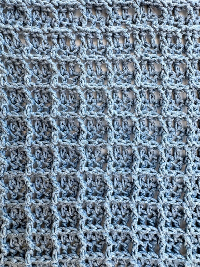 How To Crochet The Waffle Stitch (Free Tutorial) - Handy Little Me