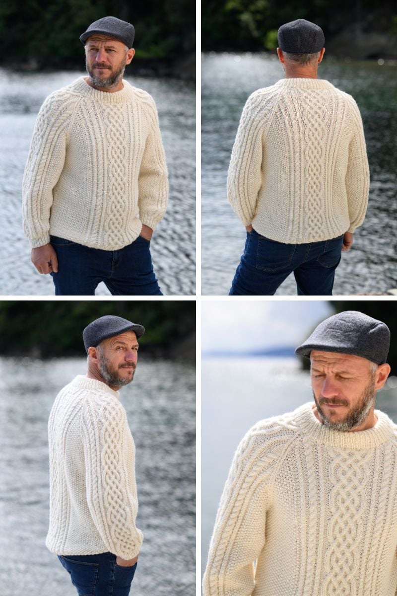 Fisherman Sweater Knitting Pattern - Handy Little Me