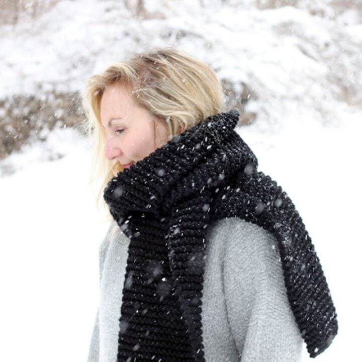 22 Free Reversible Knitting Patterns For Scarves - Handy Little Me