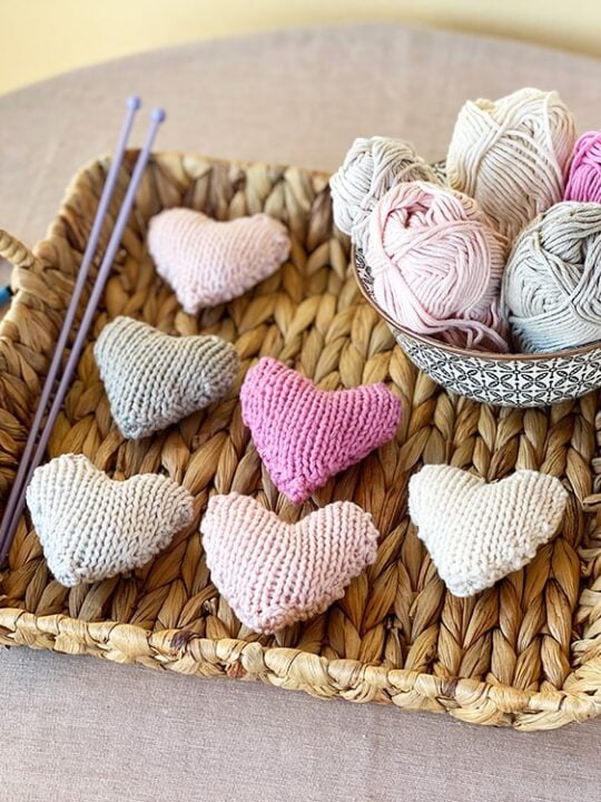 Easy Heart Knitting Pattern Lace Heart Knitting Pattern Studio Knit
