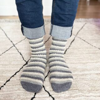 20+ Free Bed Socks Knitting Patterns - Handy Little Me