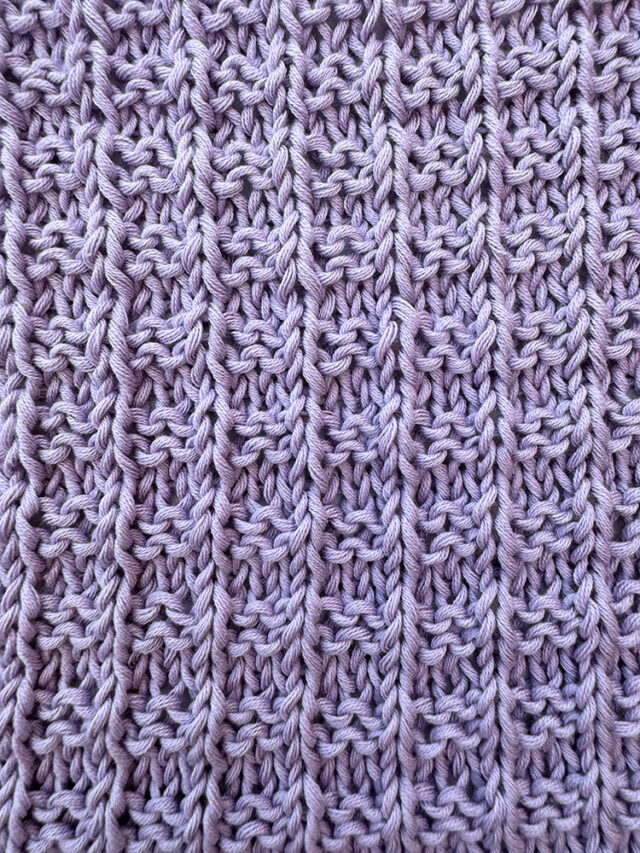 Waffle Stitch Knitting Pattern (Simple Knit Tutorial) - Handy Little Me
